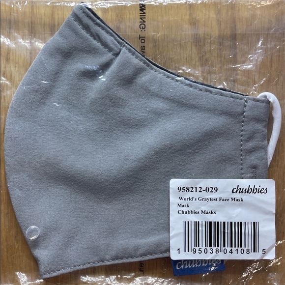 chubbies | Accessories | Nwtchubbies Worlds Graytest Face Mask Brand ...